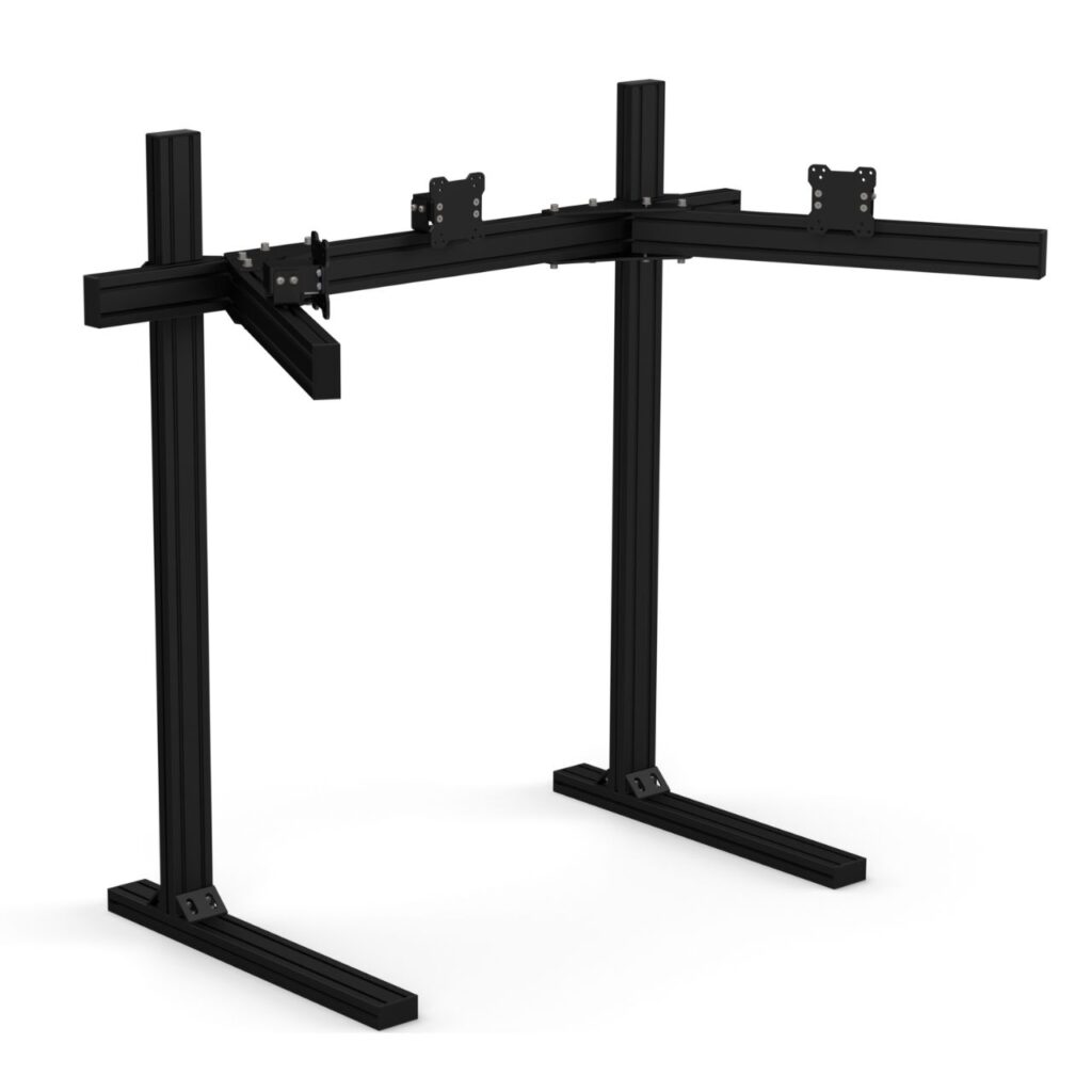 Triple Screen Freestanding Stand - VNM Simulation., JSC